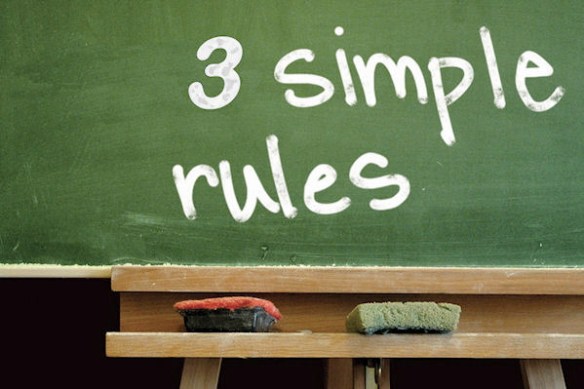 Three Simple Rules | Treasure in Jars of Clay